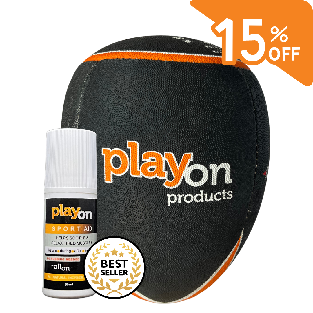 Playon SPORT AID RollOn 50ml & Rebounderball - SAVE | Natural Mum